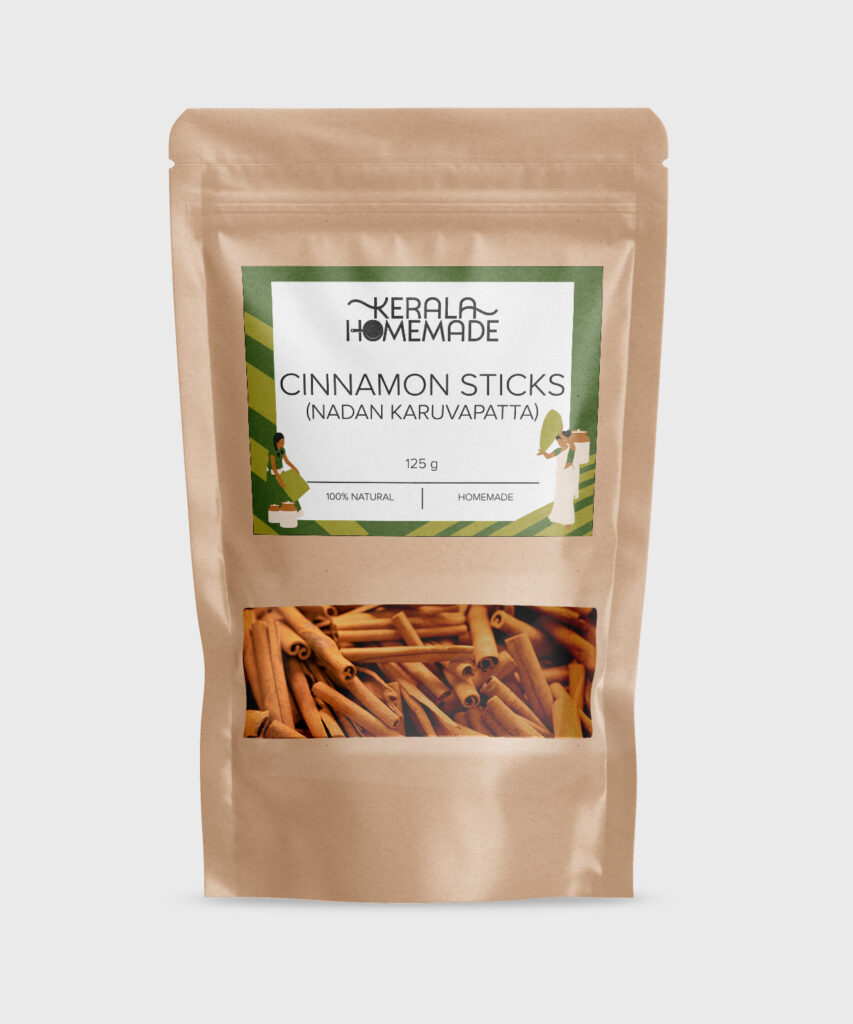 Cinnamon Sticks – Nadan Karuvapatta- 125g - Keralahomemade